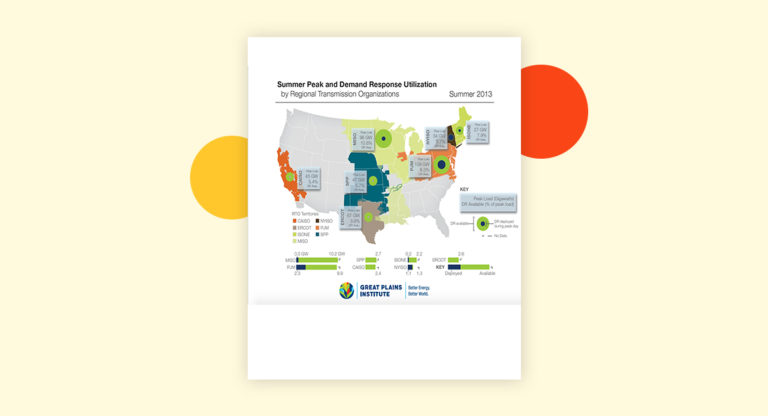 Demand Response Fact Sheet Map - Great Plains Institute