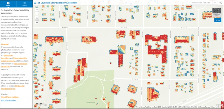 New Interactive Tool Helps St. Louis Park Visualize Solar Potential ...